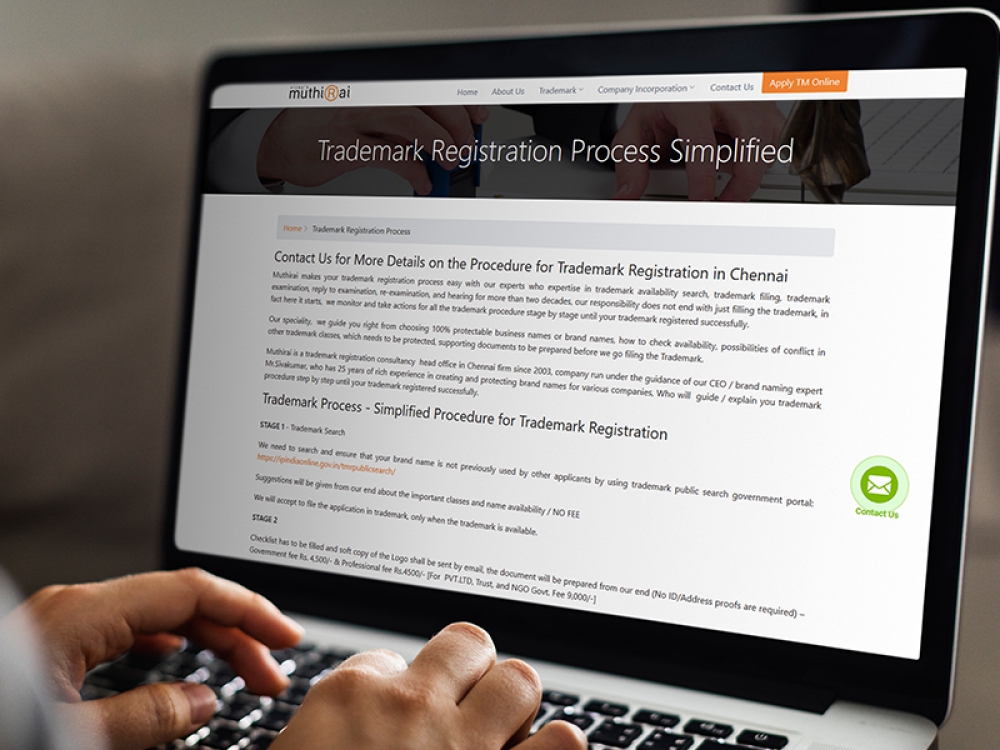 What are the process of the Trademark Filing & Registration?